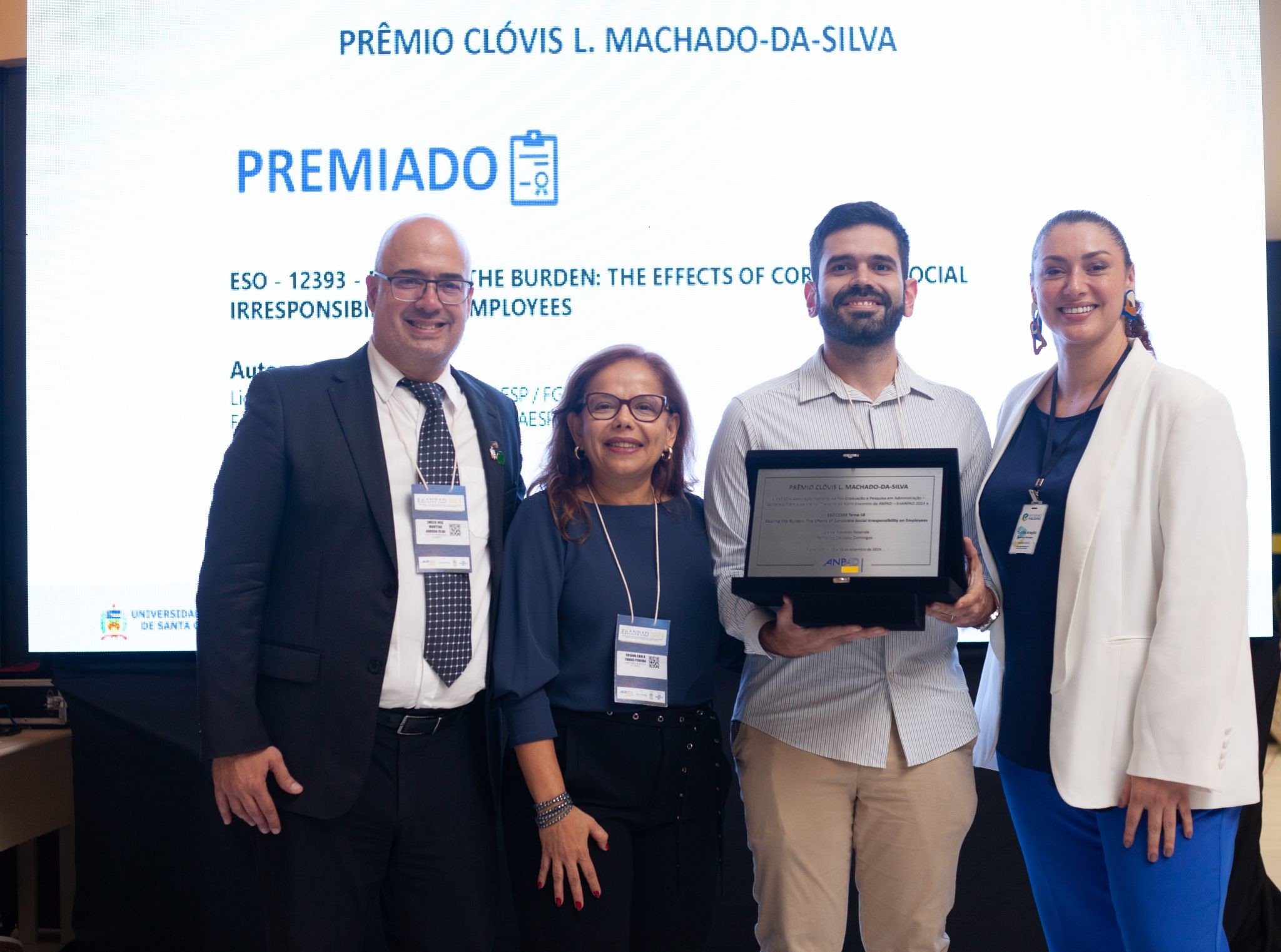 Professor da FGV EAESP recebe o prêmio Clóvis L. Machado-da-Silva no ...